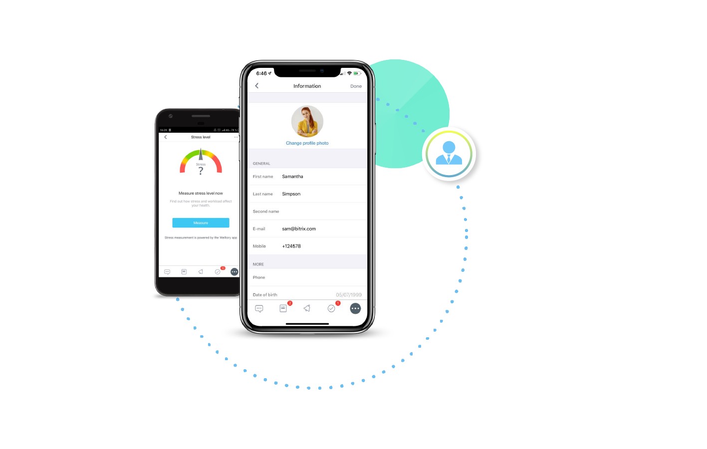 Aplicación móvil gratuita Bitrix24 para iOS y Android