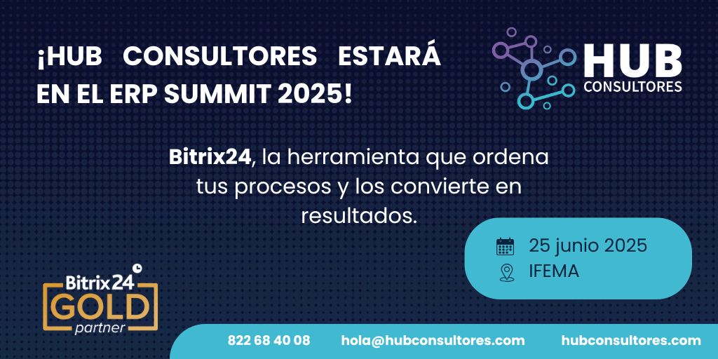 HUB Consultores, Partner Gold de Bitrix24, en el ERP Summit 2025
